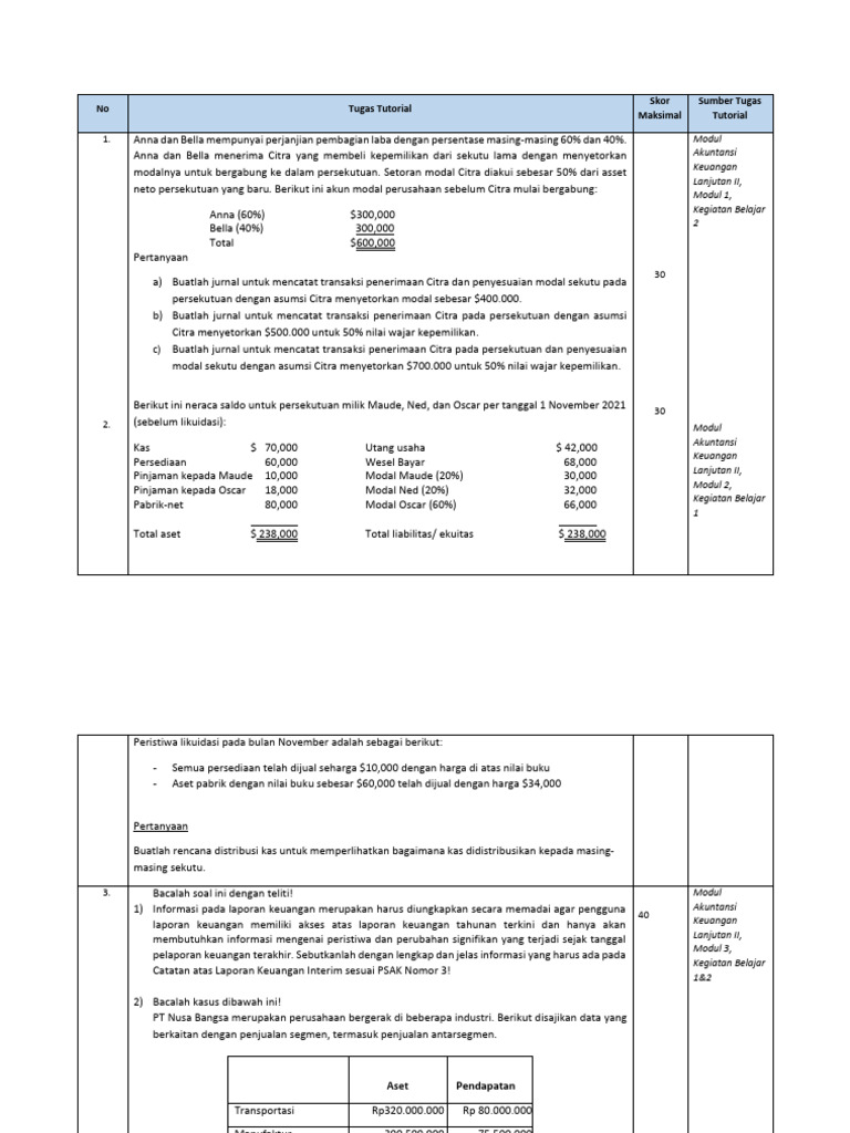 AKL2 - Tugas Tutorial 1 | PDF
