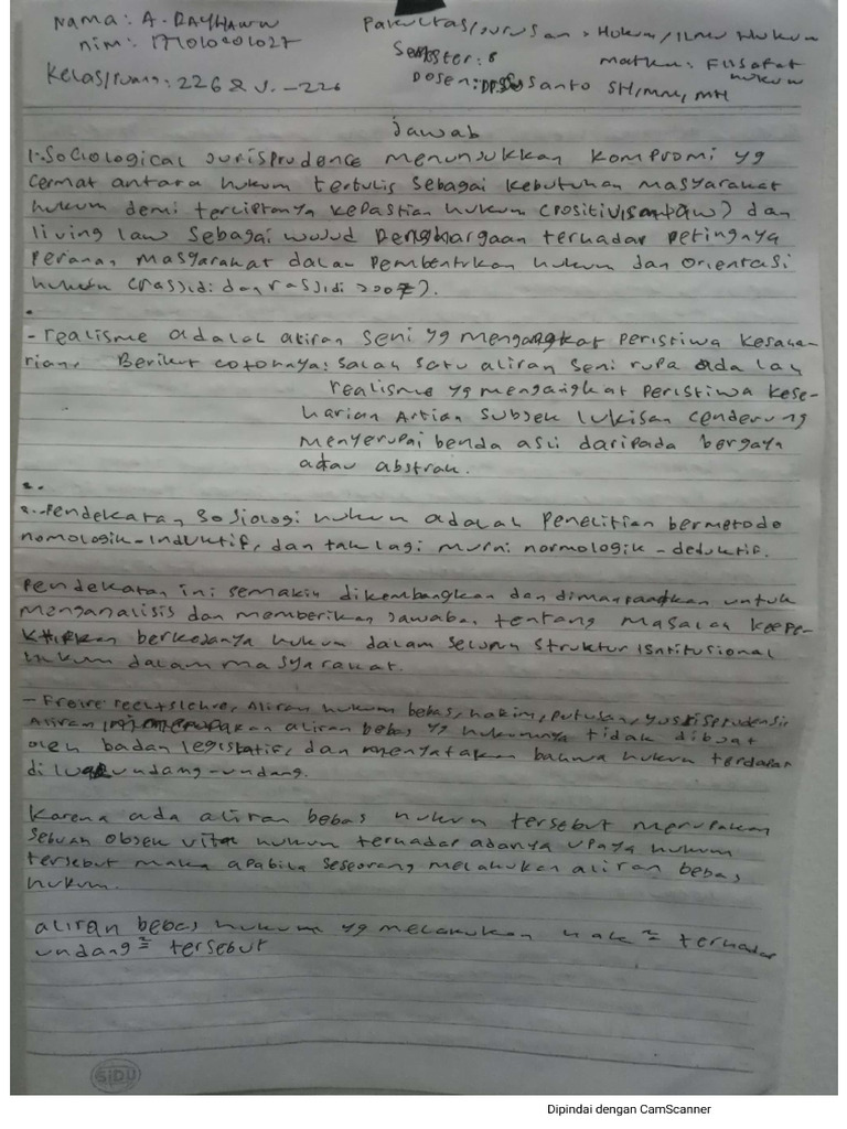 A. Rayhan N. 171010201027 R.V226 Reg. A | PDF