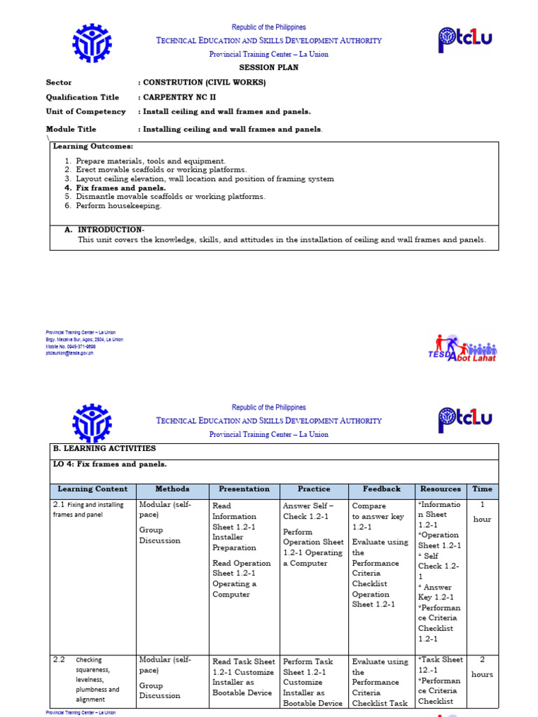 6 Plan Training Session | Download Free PDF | Learning | Behavior Modification