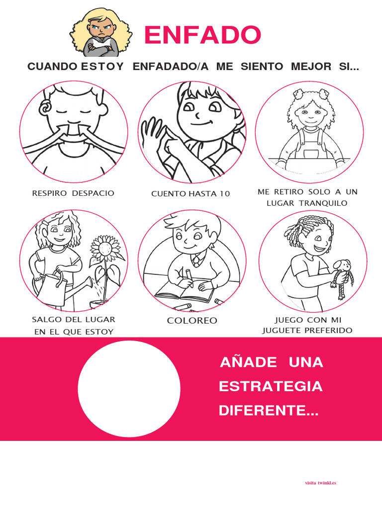 Fichas Estrategias de Autoregulación | PDF