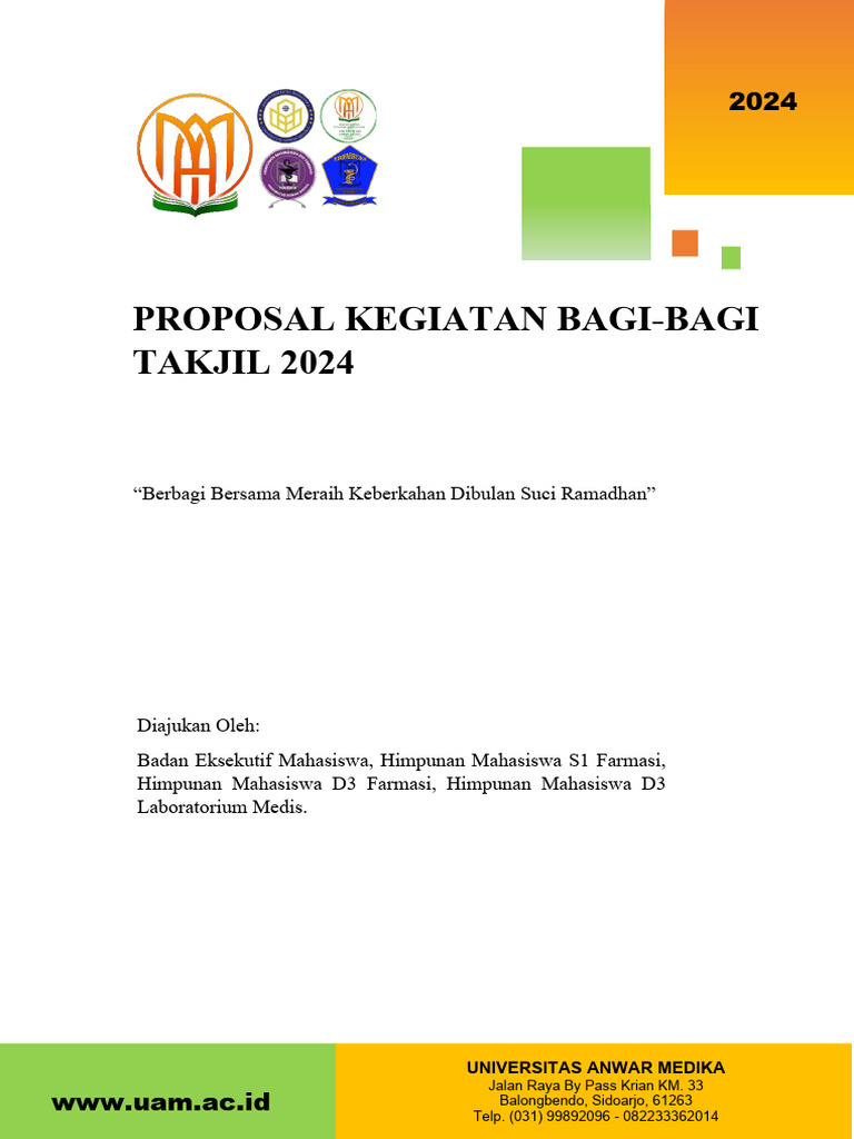 Proposal Bagi Takjil Kolab Bem Hima | PDF