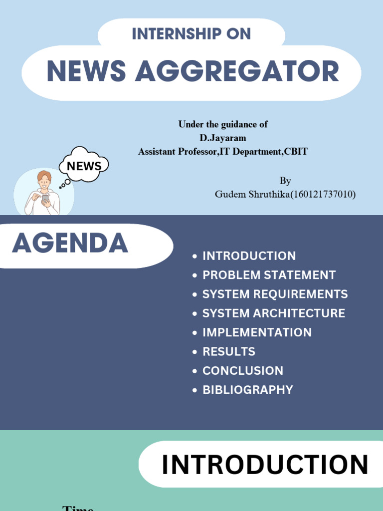 News Aggregator | PDF | Computers | Technology & Engineering