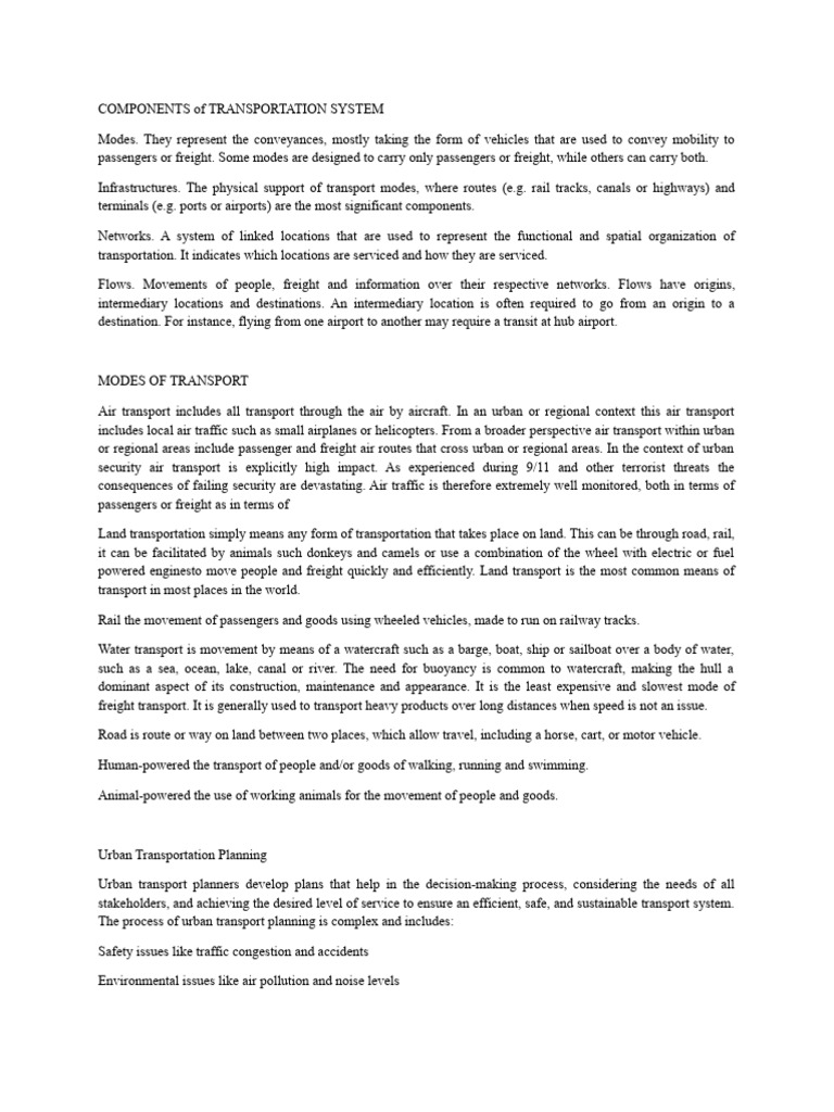 Transpo Reviewer | Download Free PDF | Transport | Public Transport