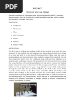 School Windmill Project Guide | PDF | Wind Power | Wind Turbine