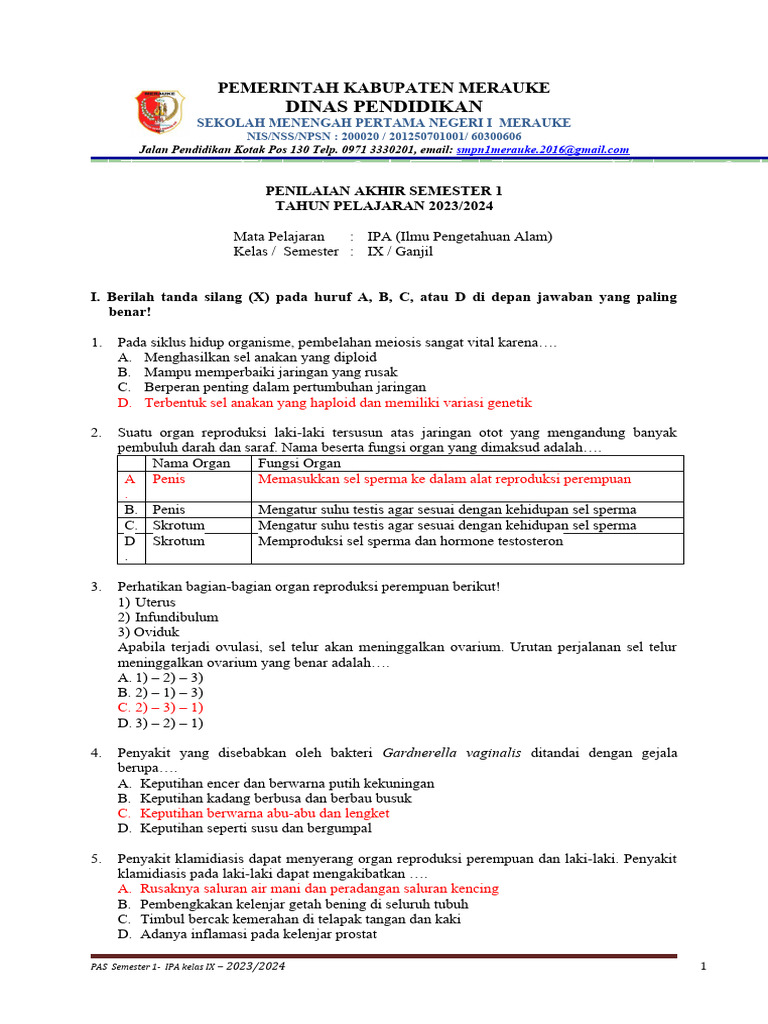 SOAL PAS IPA SMT 1 DES 2022 + K (35 Nomor) | PDF | Ilmu Sosial | Kajian Bahasa Asing