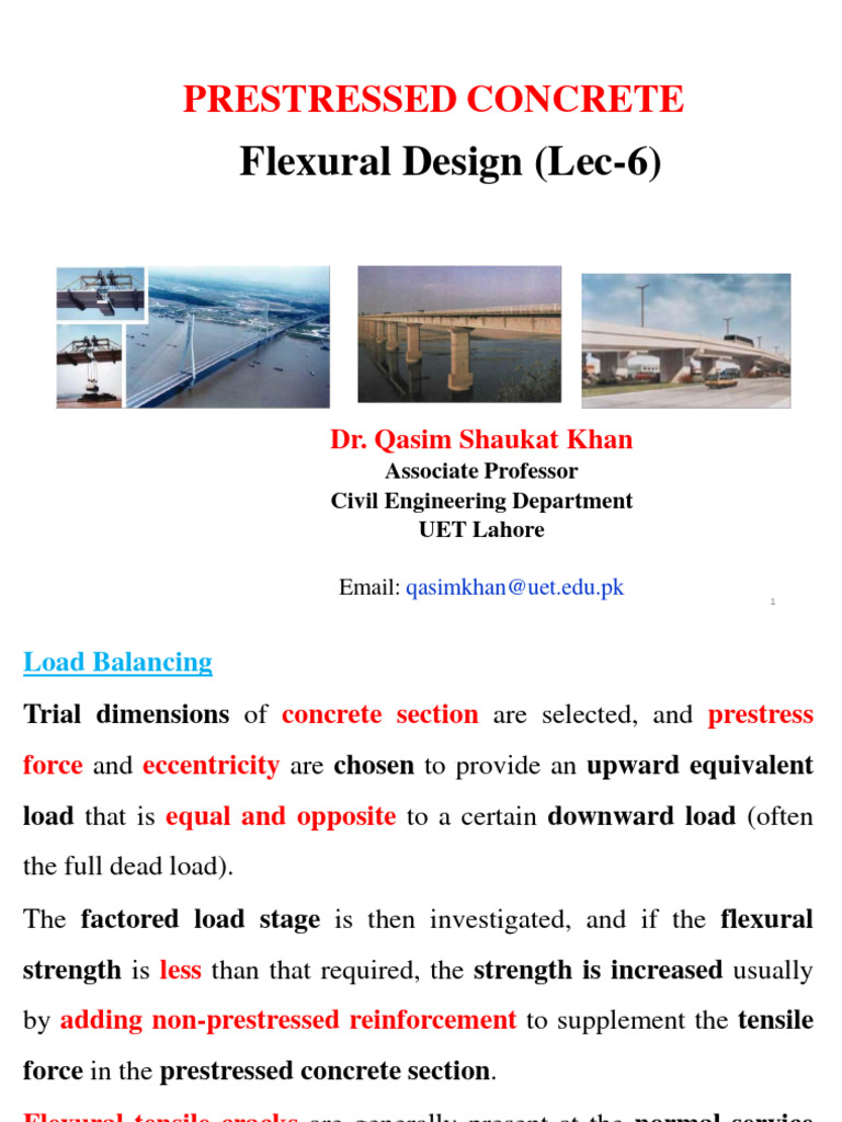 6-Flexural Design (Week 12) | PDF | Beam (Structure) | Bending