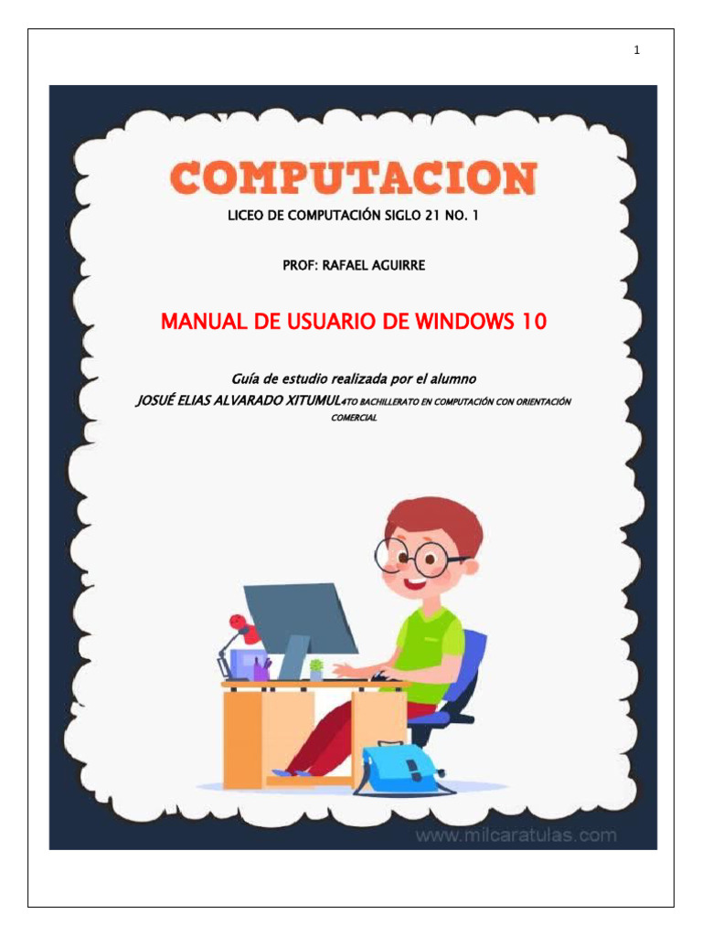 Manual de Usuario de Windows 10 | PDF | Microsoft Windows | Software