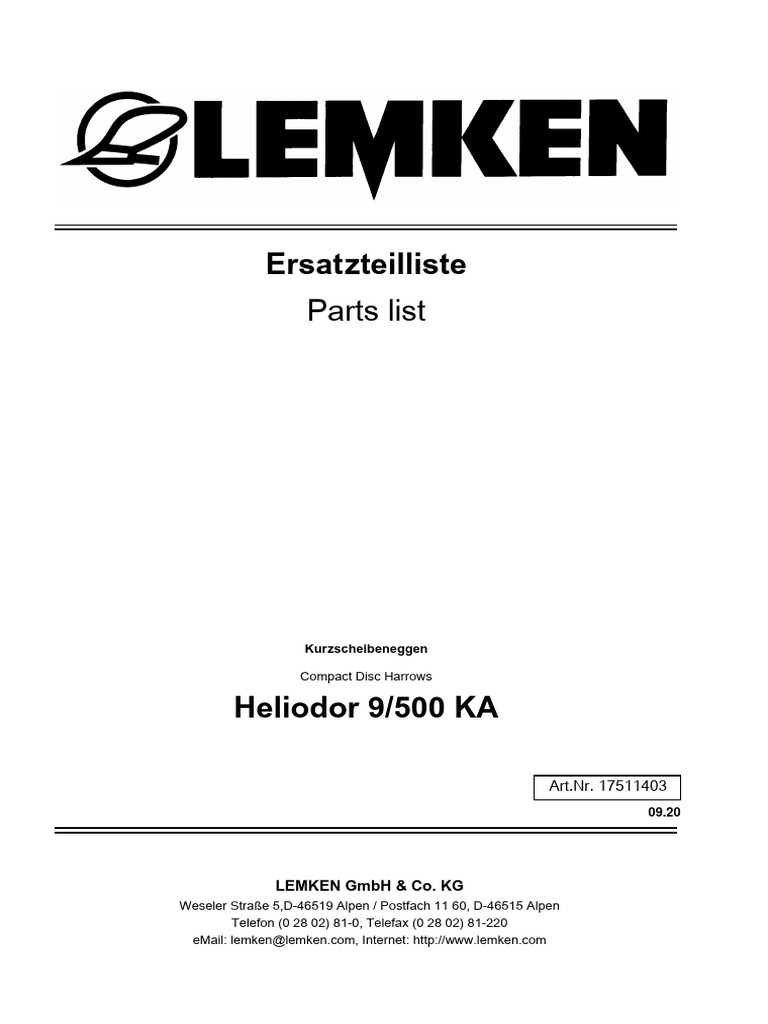 Heliodor9 500KA - 0 | PDF