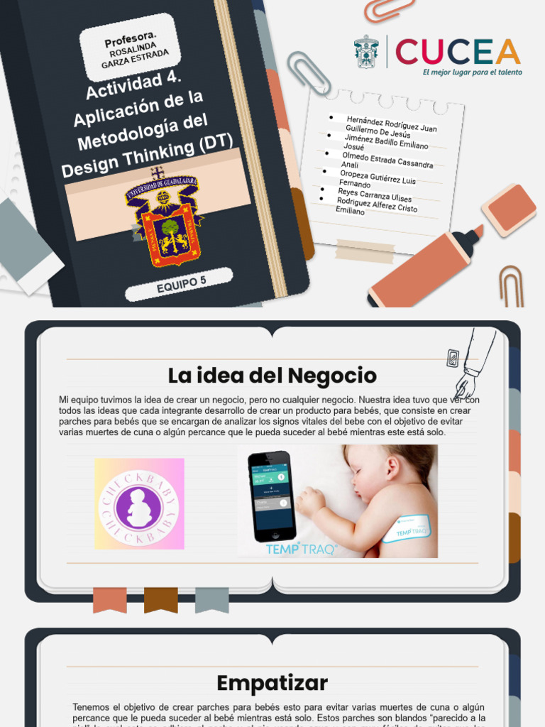Actividad 4. Aplicación de La Metodología Del Design Thinking (DT) | PDF