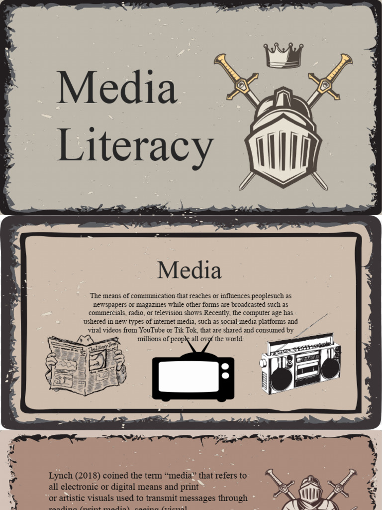 Media Literacygroup3 | PDF | Mass Media | Media (Communication)