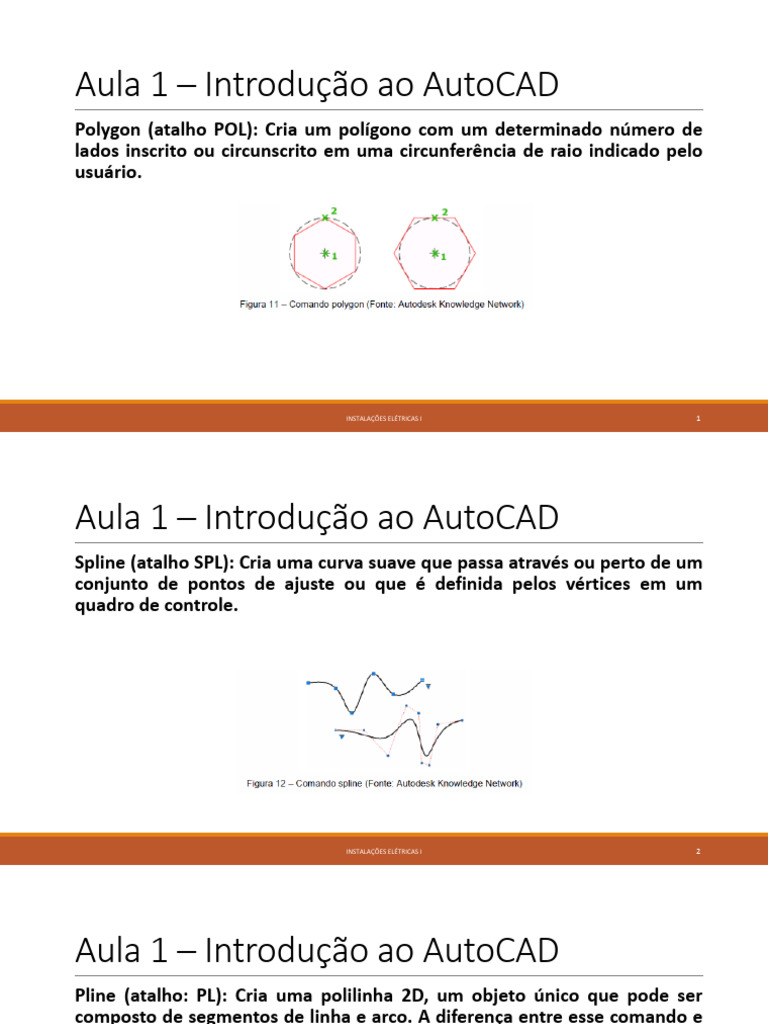 Aula 01 4 Introdução Ao Autocad Pdf