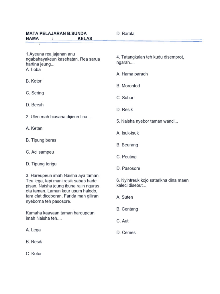 B.sunda Sas | PDF