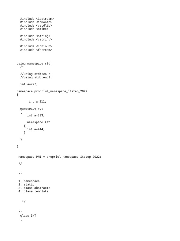 Cod 18 Pdf Namespace Object Computer Science 