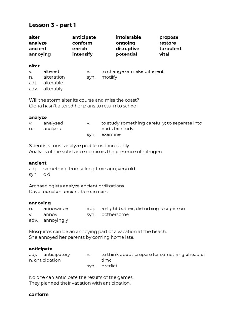 Lesson 3 - Part 1 | PDF | Psychological Concepts | Psychology