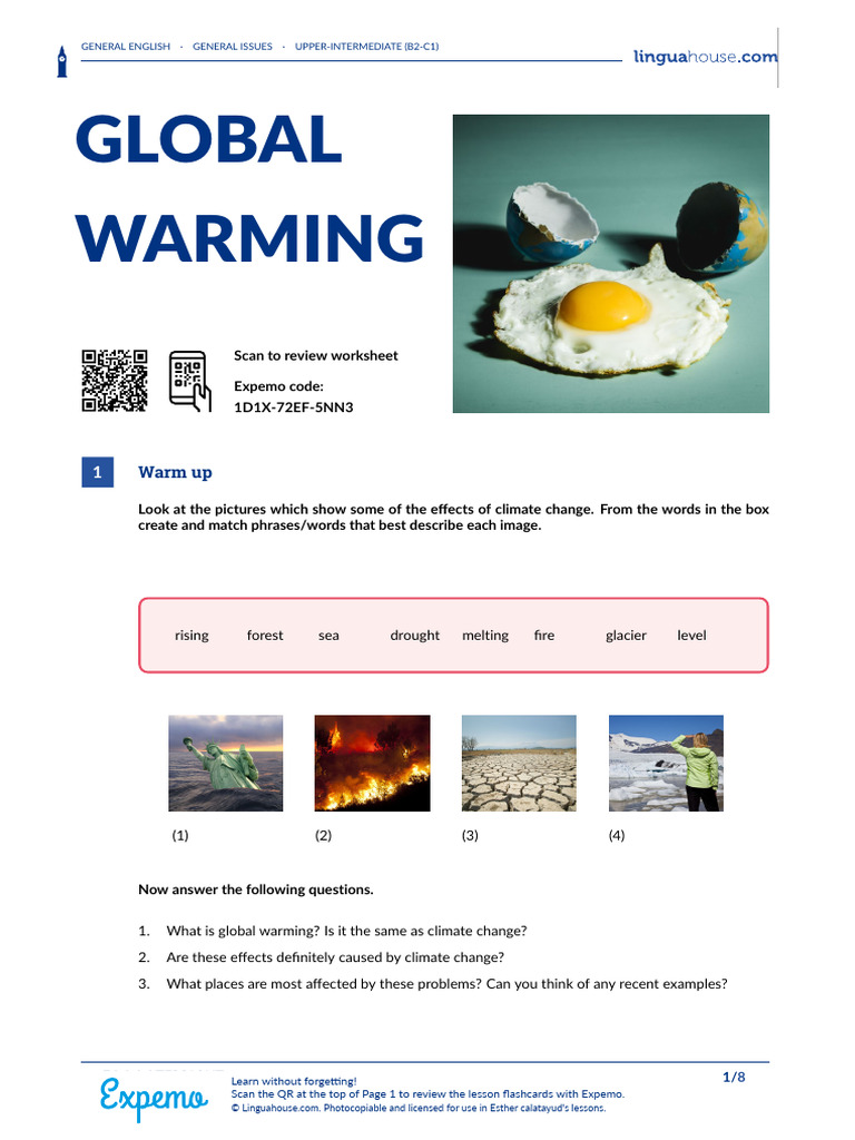 global-warming-british-english-teacher | PDF | Climate Change ...