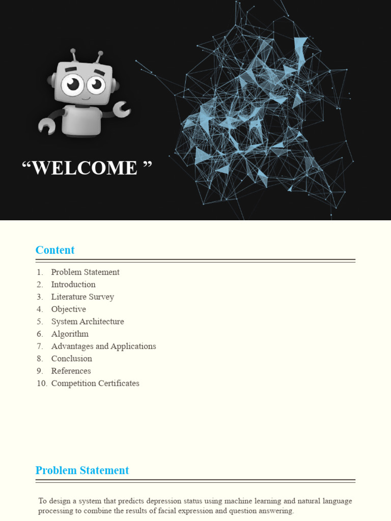 Depression Detection Using AI Techniques | PDF | Major Depressive ...