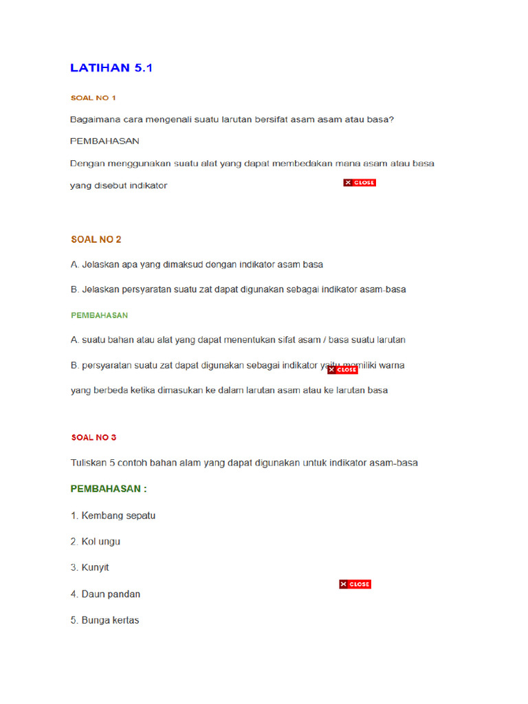 Latihan 5 1 | PDF