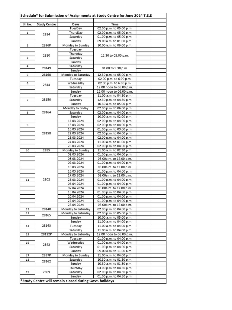 LSC open for assignment_2024 | PDF