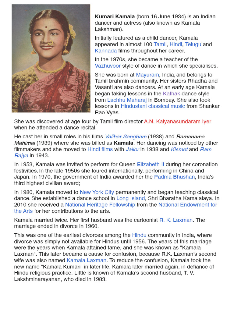 Kamala Lakshman | PDF