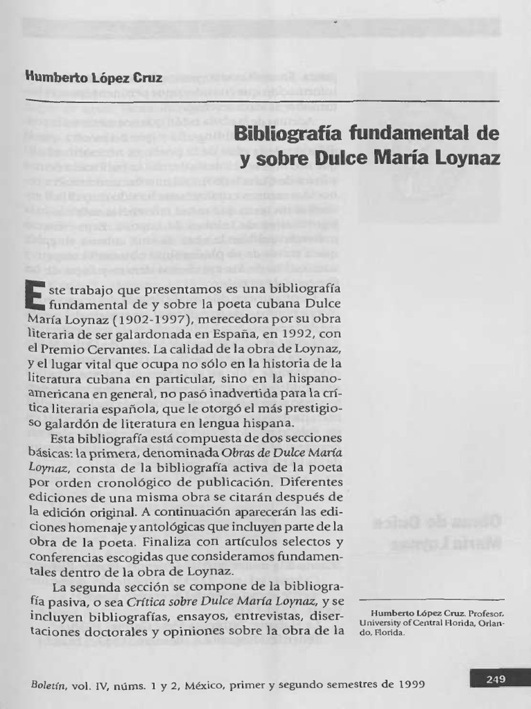 Bibliografia Fundamental de y Sobre Dulc | PDF | Cuba