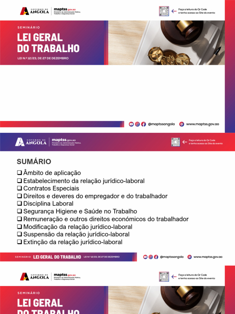 Apresentação Da Nova Lei Geral Do Trabalho | PDF | Salário | Mãe