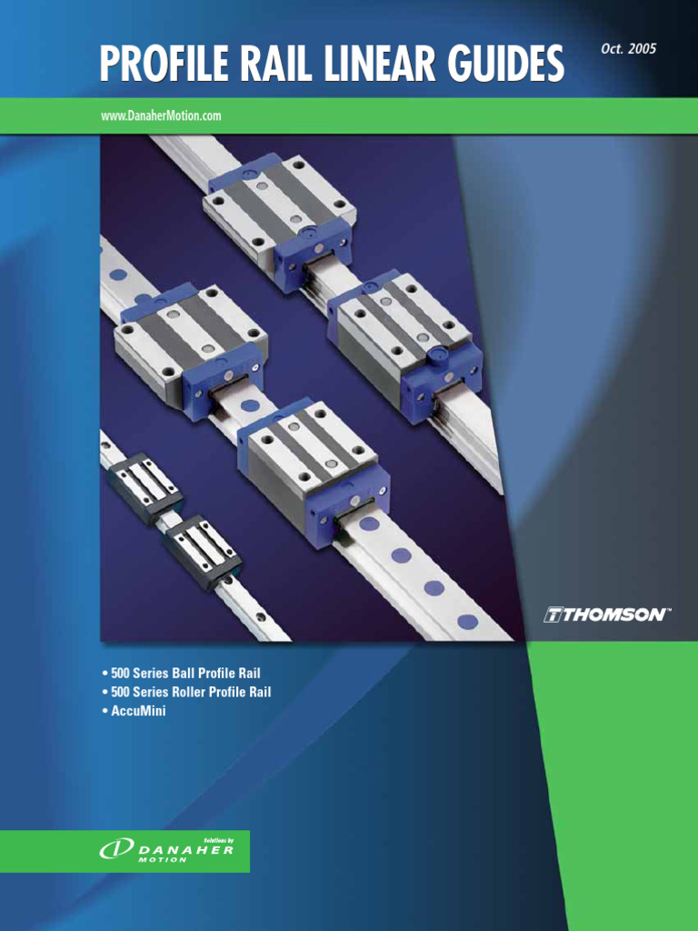 Thomson Profile Rail Linear Guides | PDF | Mechanical Engineering ...
