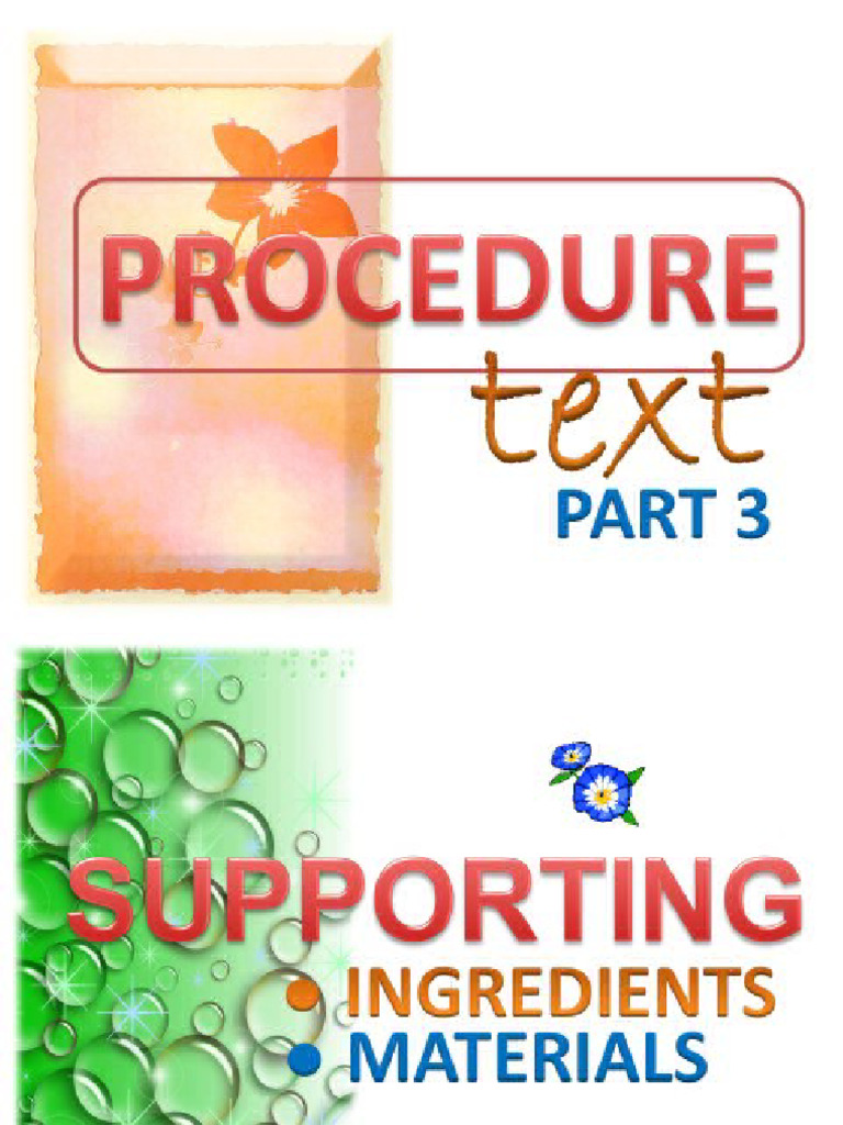 3-Procedure Part 3 | PDF
