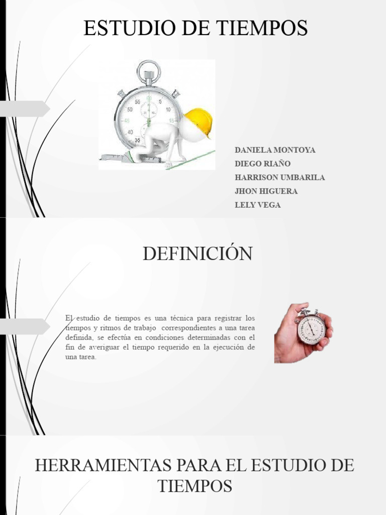 Estudio De Tiempos Pdf Intervalo De Confianza Matemáticas