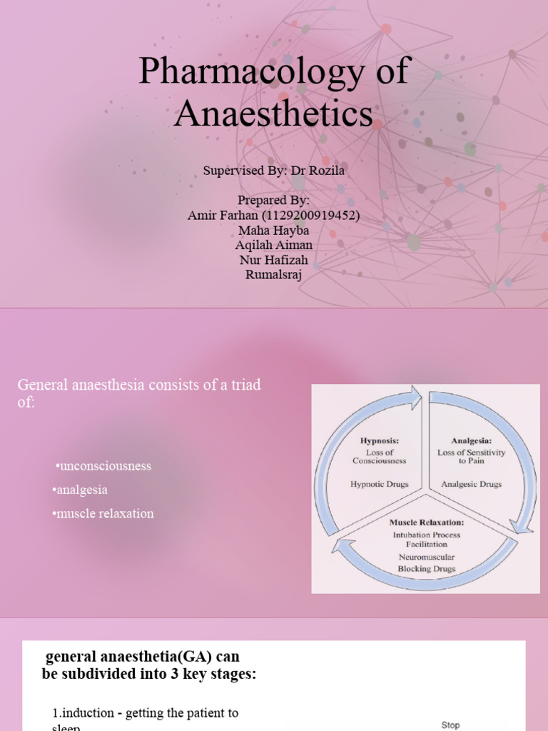 Pharmacology of Anaesthetic | Download Free PDF | Opioid | Anesthesia