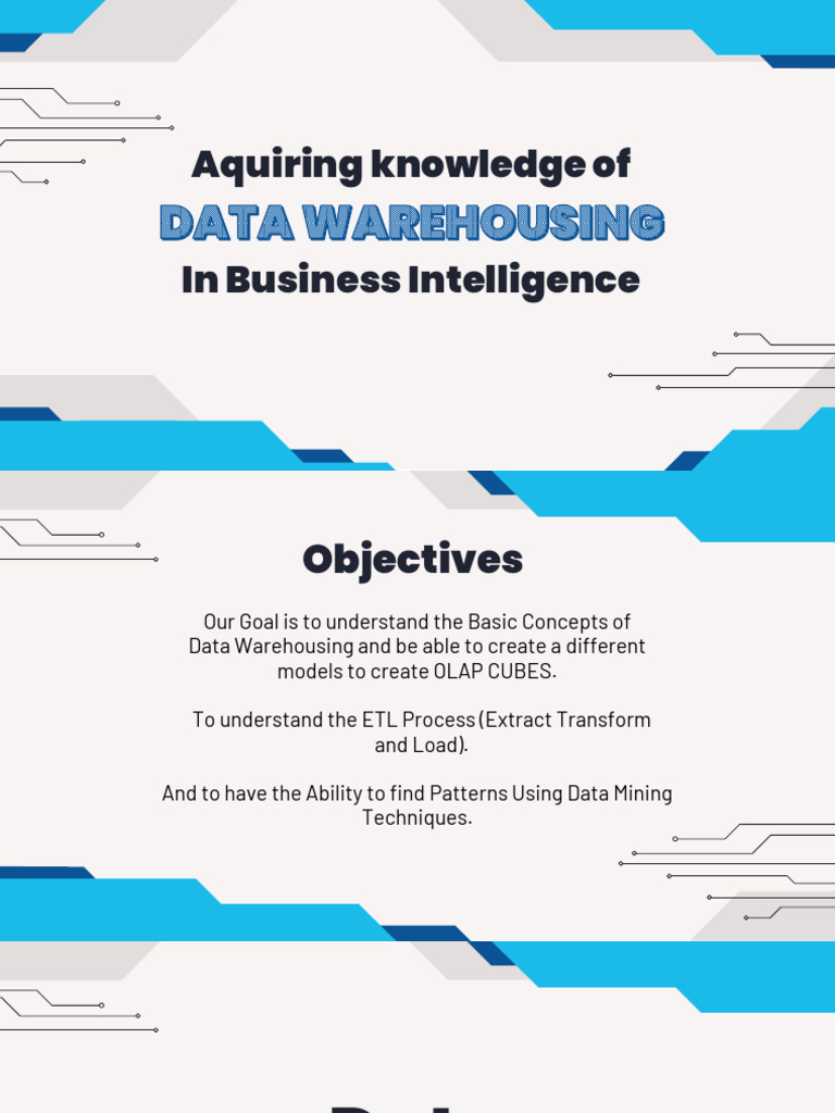 Group-4 - Data Warehousing | PDF | Data Warehouse | Information Technology Management