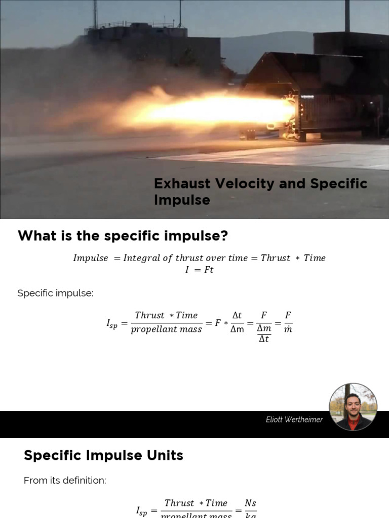 2-Specific Impulse and Efficiency | PDF | Ballistics | Aerospace