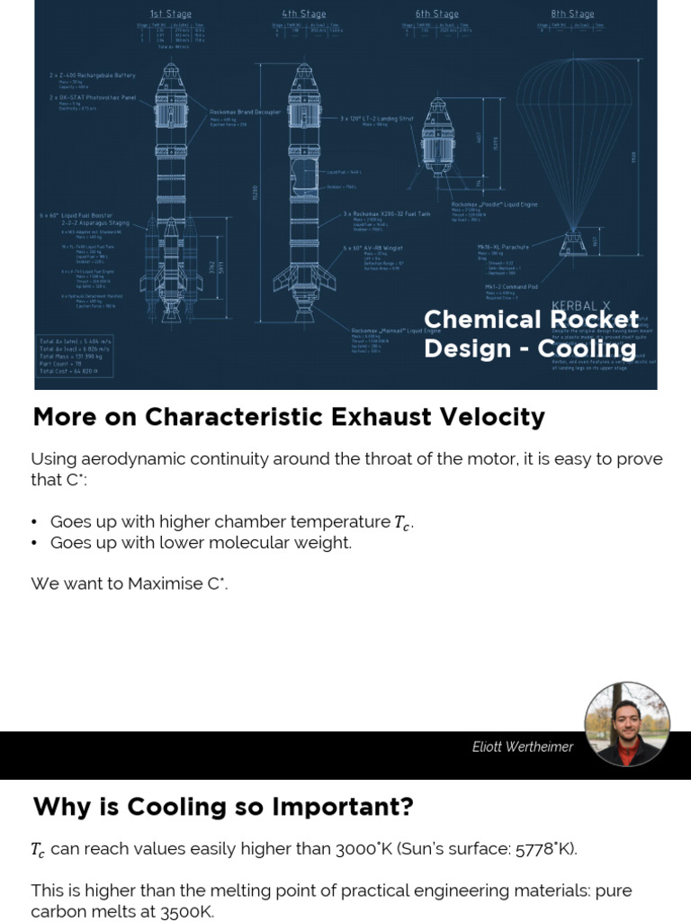 Chemical Rockets Design - Coolling | PDF | Heat Transfer | Rocket Engine