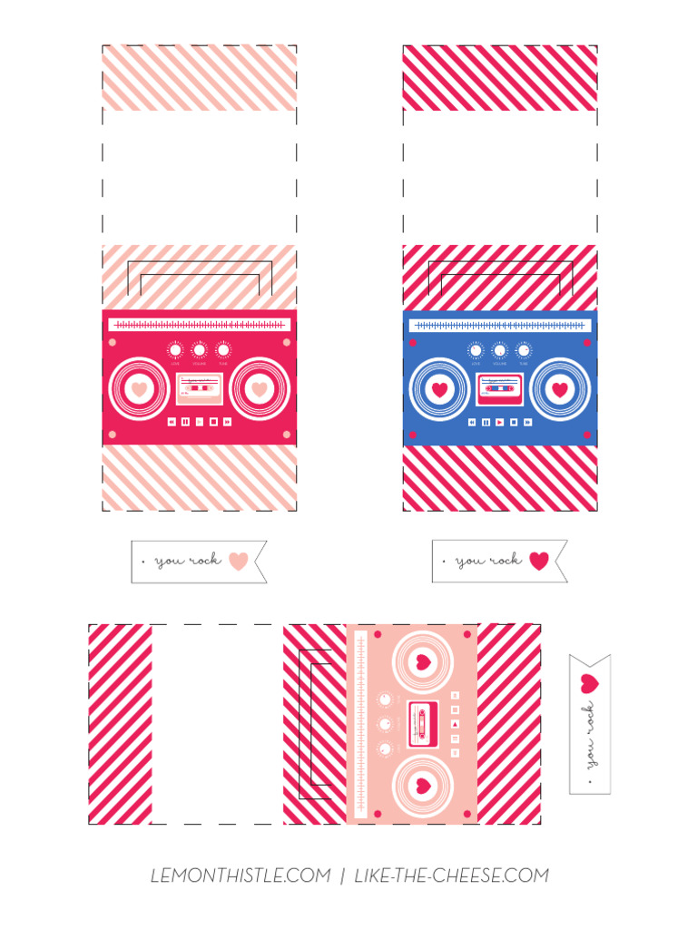 Boombox Template Small | PDF