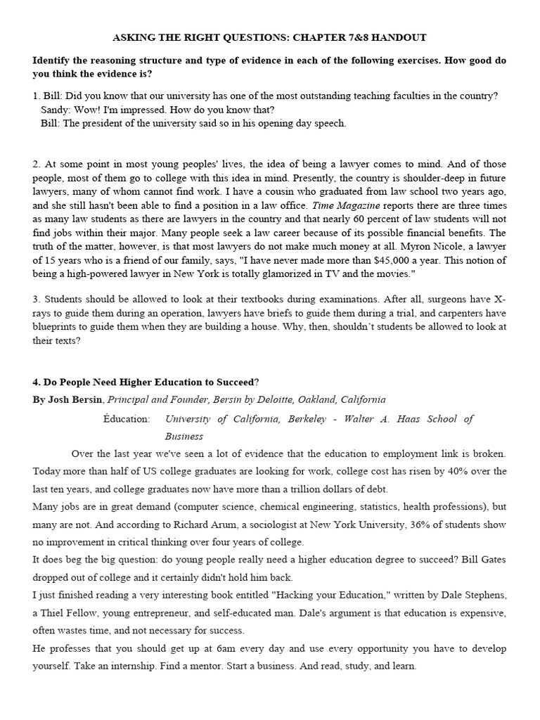 Chapter 7&8 Handout | PDF | Employment | Unemployment
