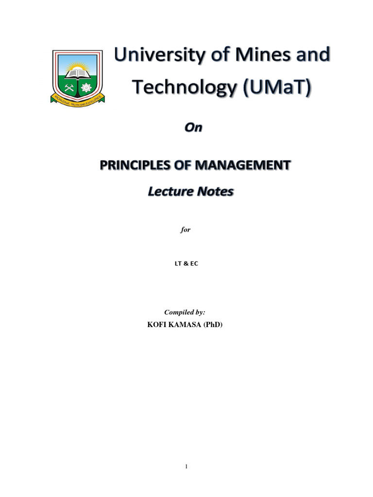 Principles of Management Overview | PDF | Science | Knowledge
