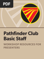Pathfinder Basic Staff Training | PDF | Disciplines | Learning