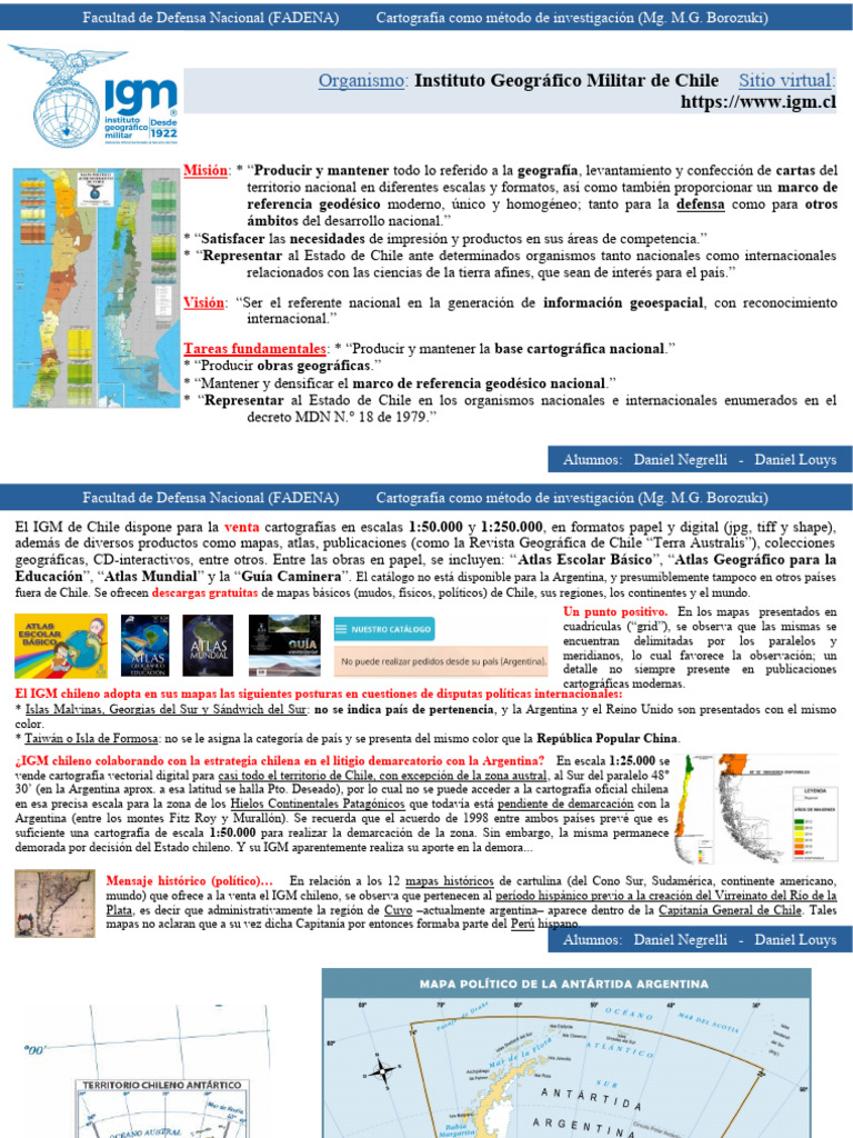 Igm Chile 1 | PDF | Geografía