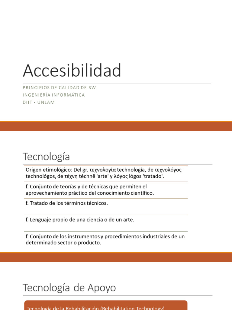 Accesibilidad | PDF | Usabilidad | Hardware de la computadora