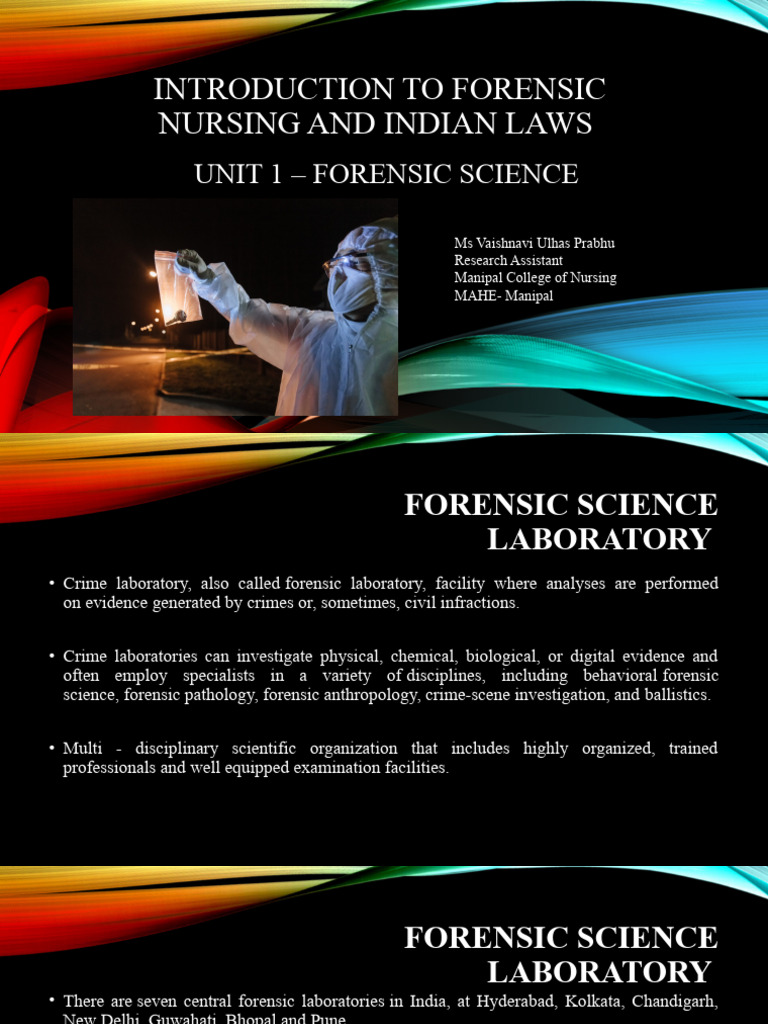 Forensic Nursing and Indian Laws Overview | PDF | Fingerprint ...
