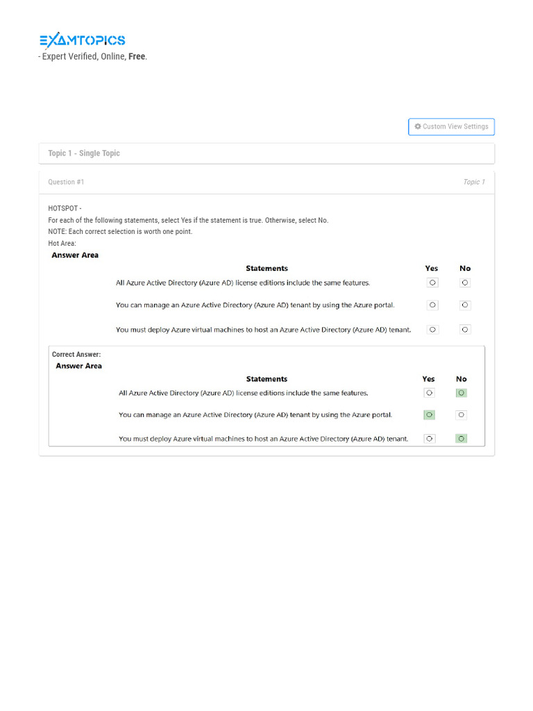 SC-900 Exam Questions and Answers | PDF | Active Directory | Microsoft ...