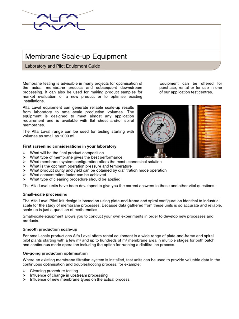 Lab Equipment Guide | PDF | Membrane