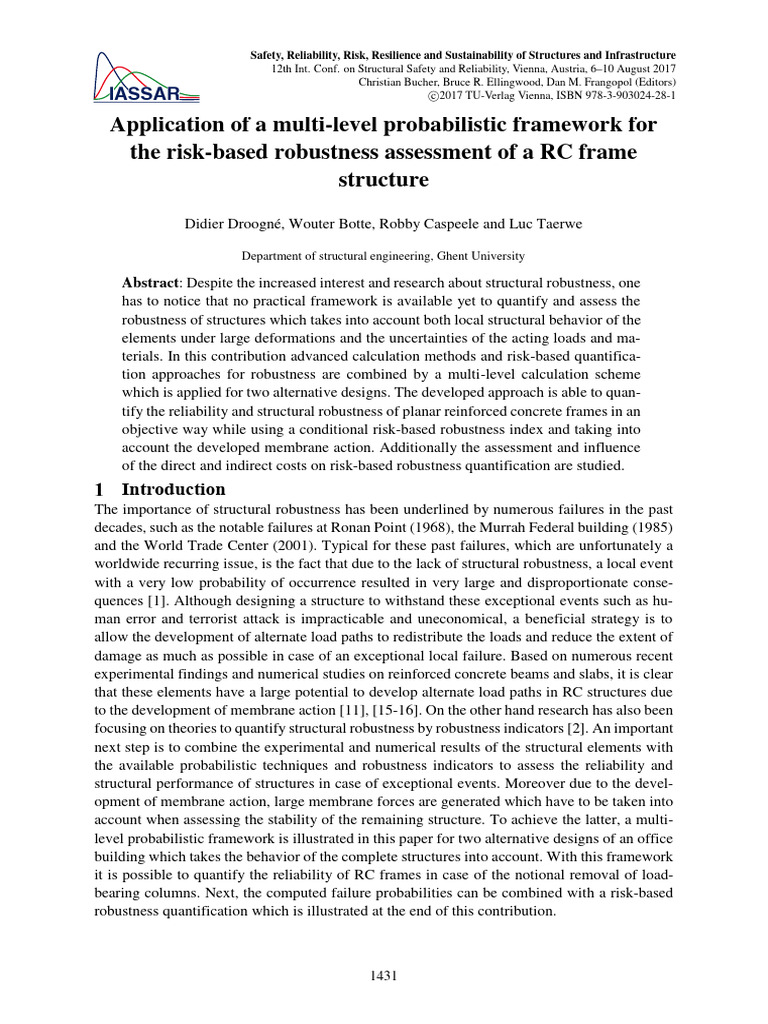 Application of A Multilevel Probabilistic Approach | PDF | Strength Of Materials | Reliability ...