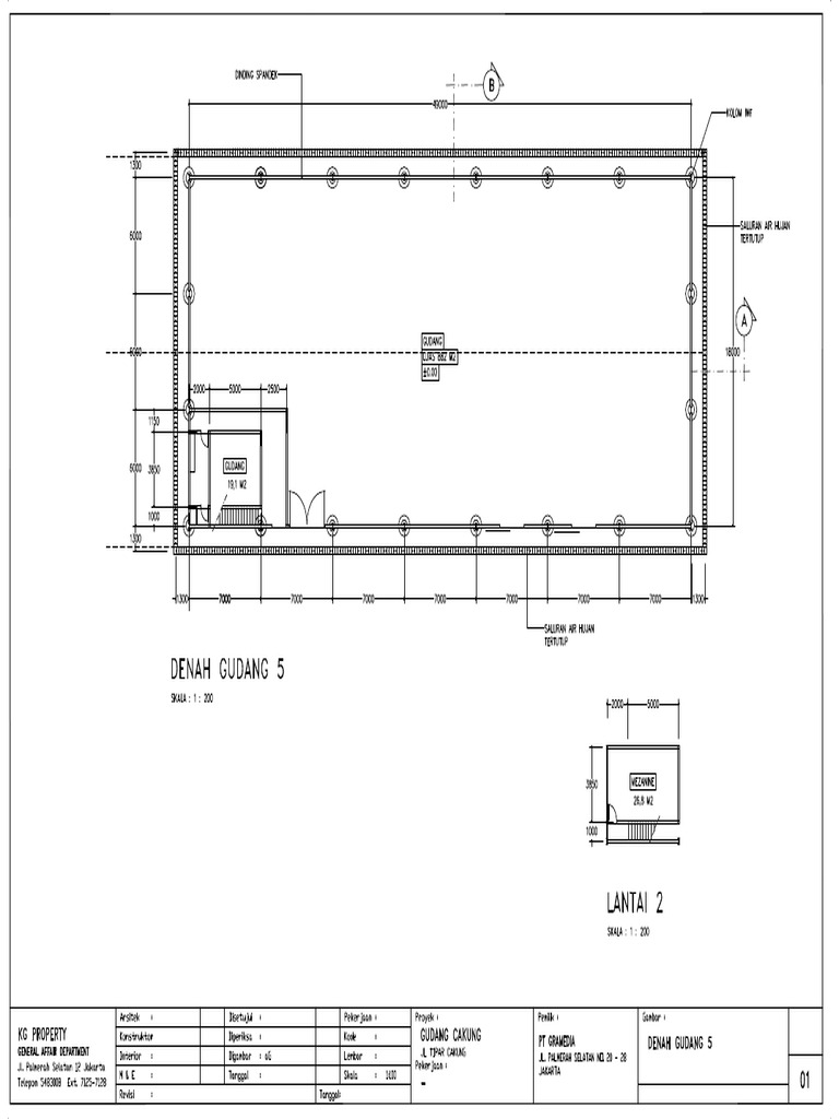 4. Denah Gudang 5 Cakung | PDF
