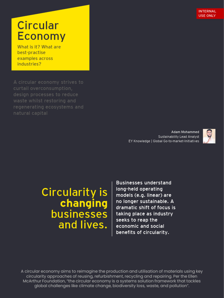 Circular Economy - An Overview of Industry Best Practise | PDF ...