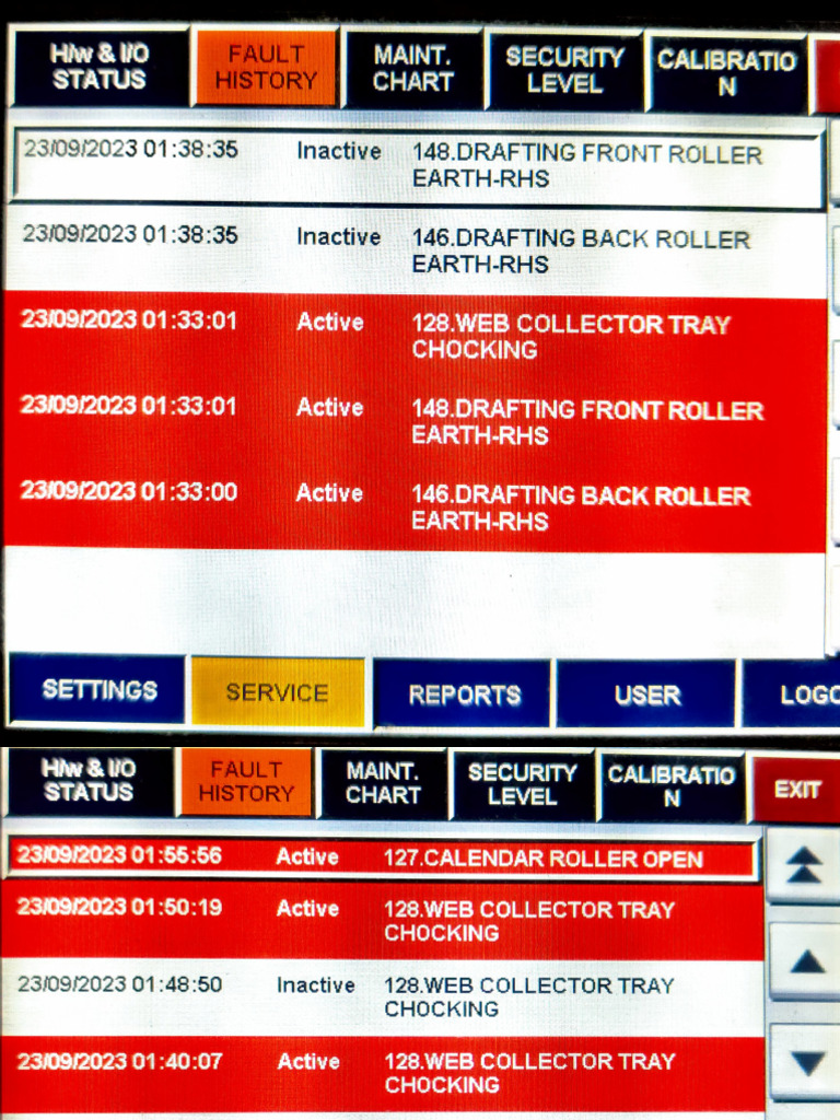 Fault History Machine LC636SX-003 | PDF