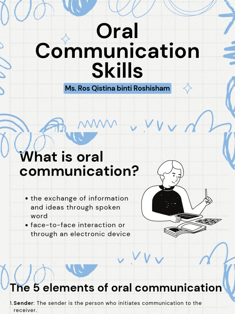 Oral Communication Skills | PDF | Communication | Human Communication