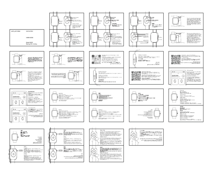 CMF Watch Pro User Manual English French German Arabic Indian Hindi Japanese | PDF