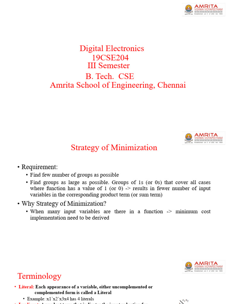 P03-Digital Systems - Lecture - 9-12 | PDF | Computer Programming | Mathematics