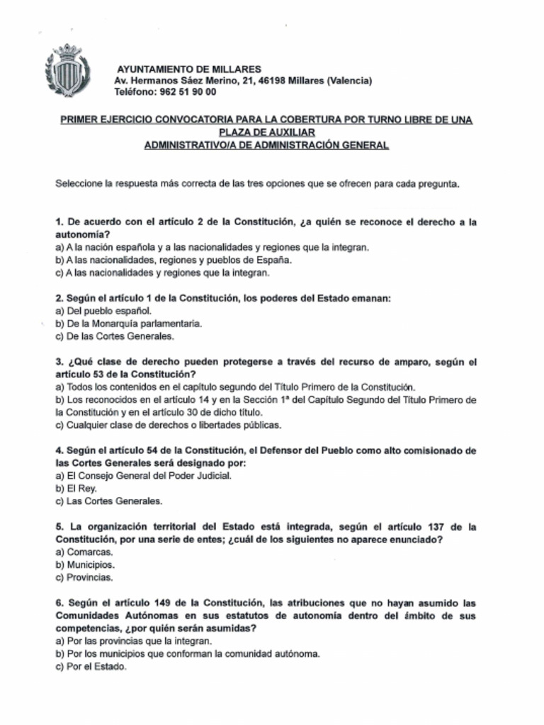 Enunciado Primer Ejercicio | PDF