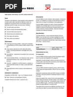 Fosroc Renderoc FC TDS | PDF | Concrete | Cement